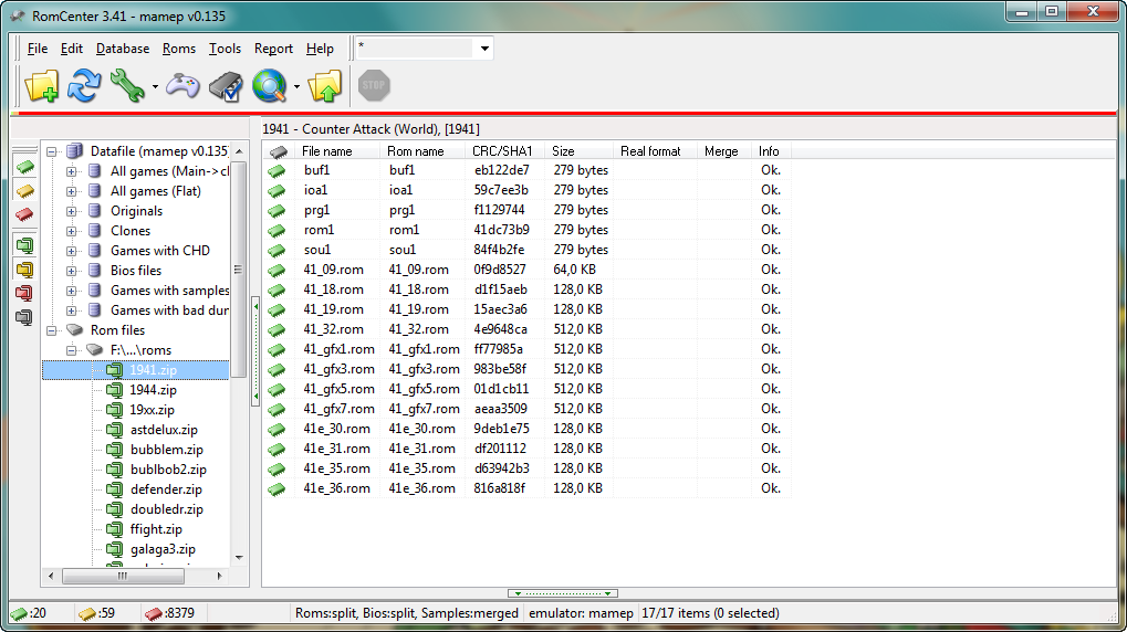 screenshots [RomCenter wiki]
